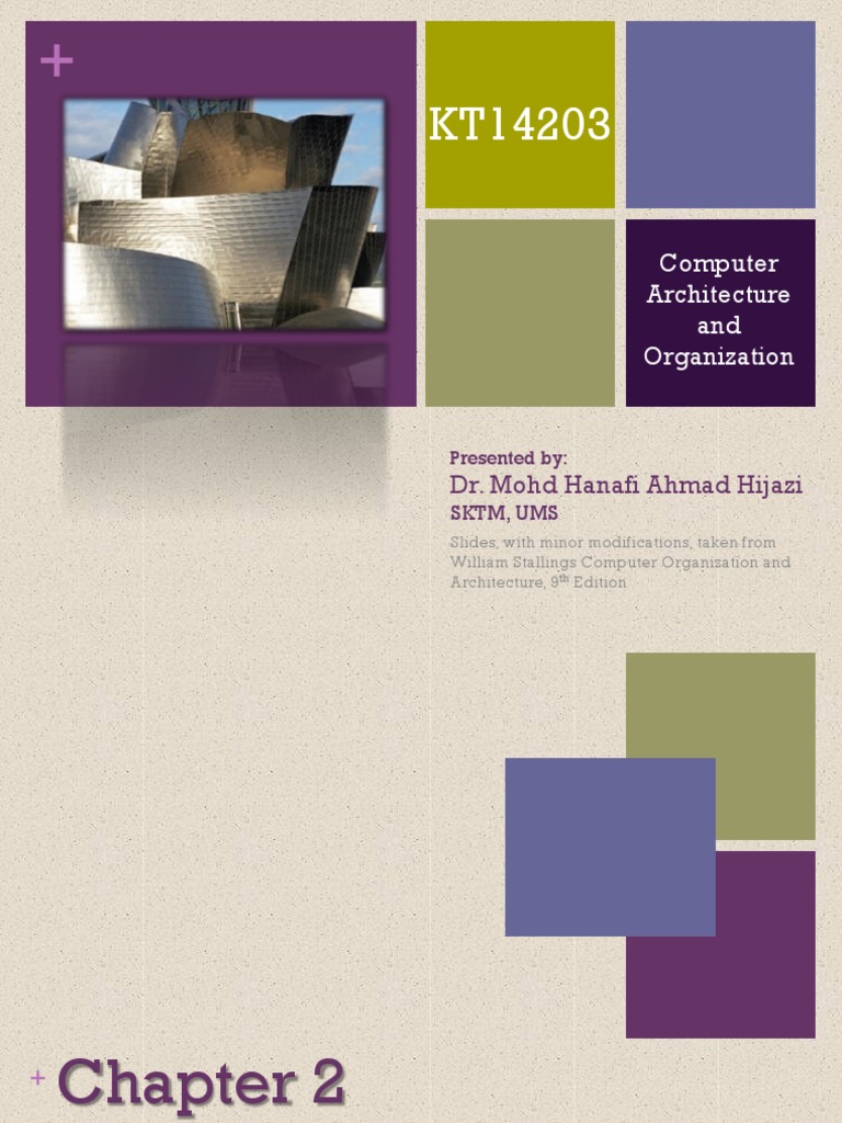 Computer Architecture and Organization: Dr. Mohd Hanafi Ahmad Hijazi ...