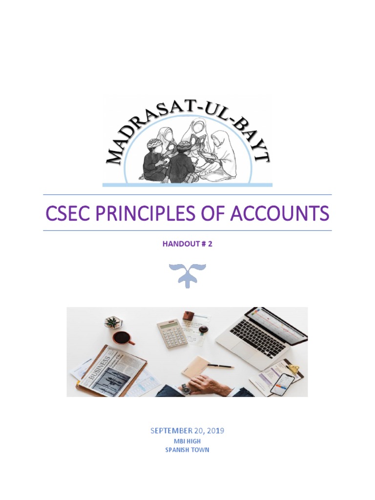 Csec Poa Handout 2 | PDF | Equity (Finance) | Retained Earnings