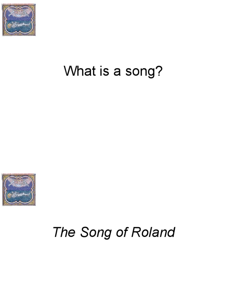 Song of Roland - 1 | PDF | Epic Poetry | Homer