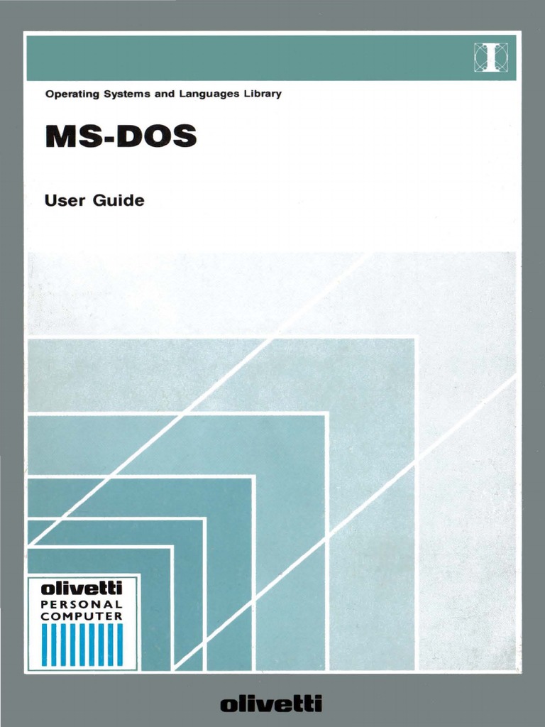 Olivetti - MS-DOS 3.30 - User Guide | PDF | Floppy Disk | Filename