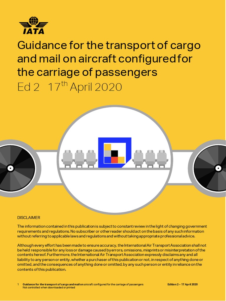 Guidance Safe Transportation Cargo Passenger Cabin | PDF | Dangerous ...