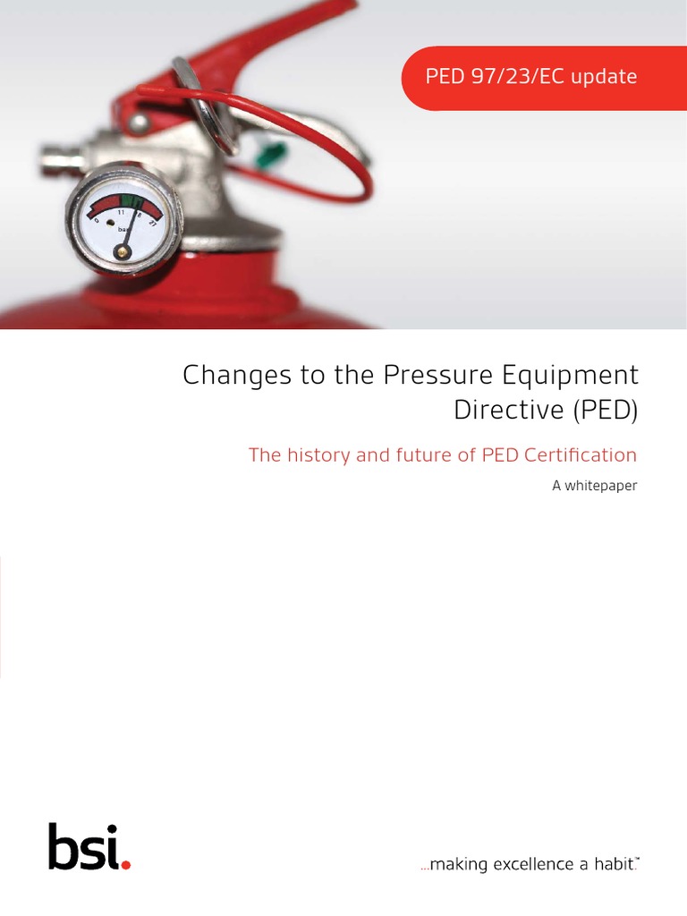 Changes To The Pressure Equipment Directive (PED) | Download Free PDF ...