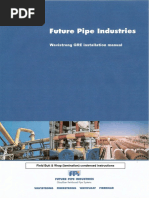 GRE Pipe Method Statement | PDF | Fiberglass | Pipe (Fluid Conveyance)