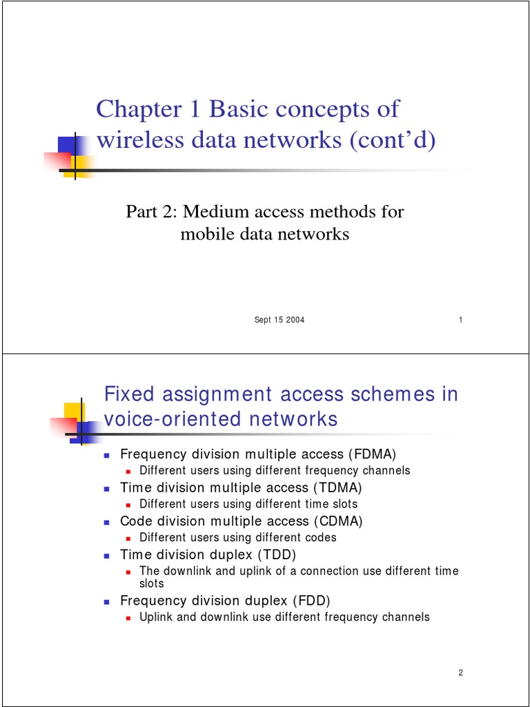 Random Acess Networks | PDF | Channel Access Method | Duplex ...