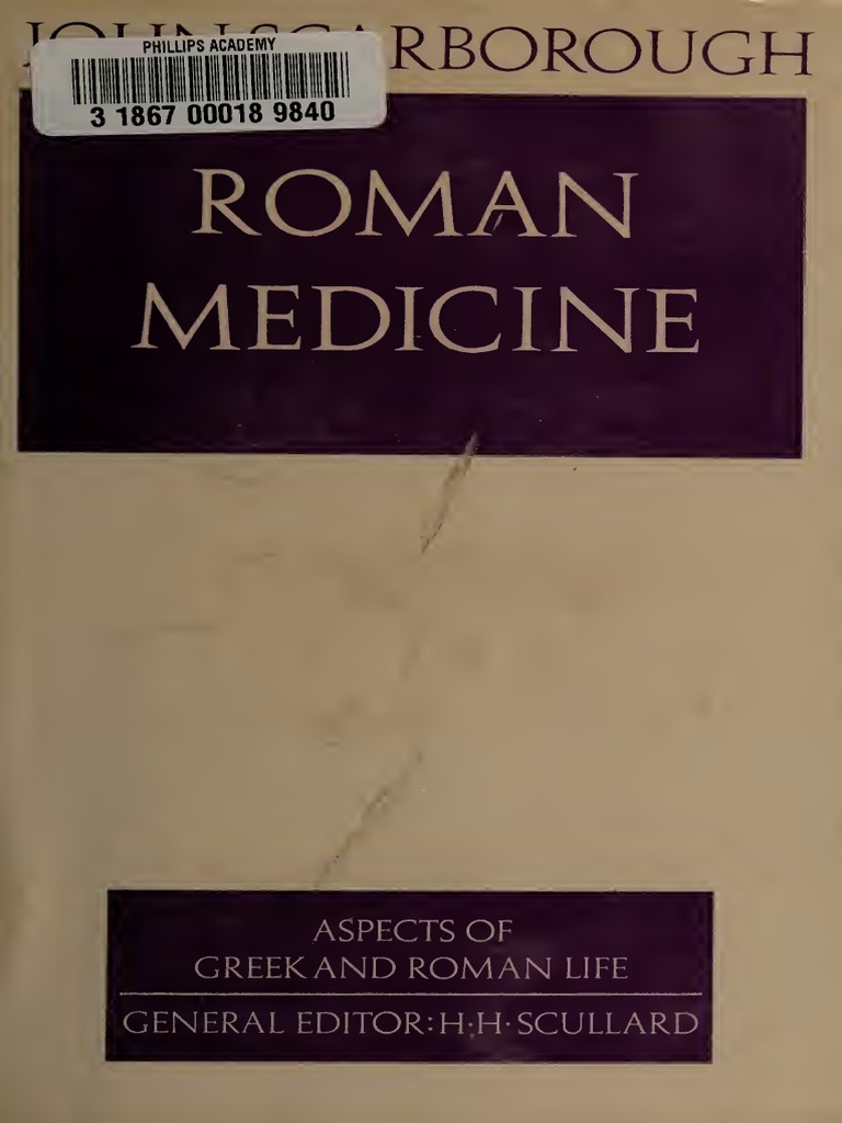 Roman Medicine - Scarborough, John PDF | PDF | Ptolemaic Kingdom ...
