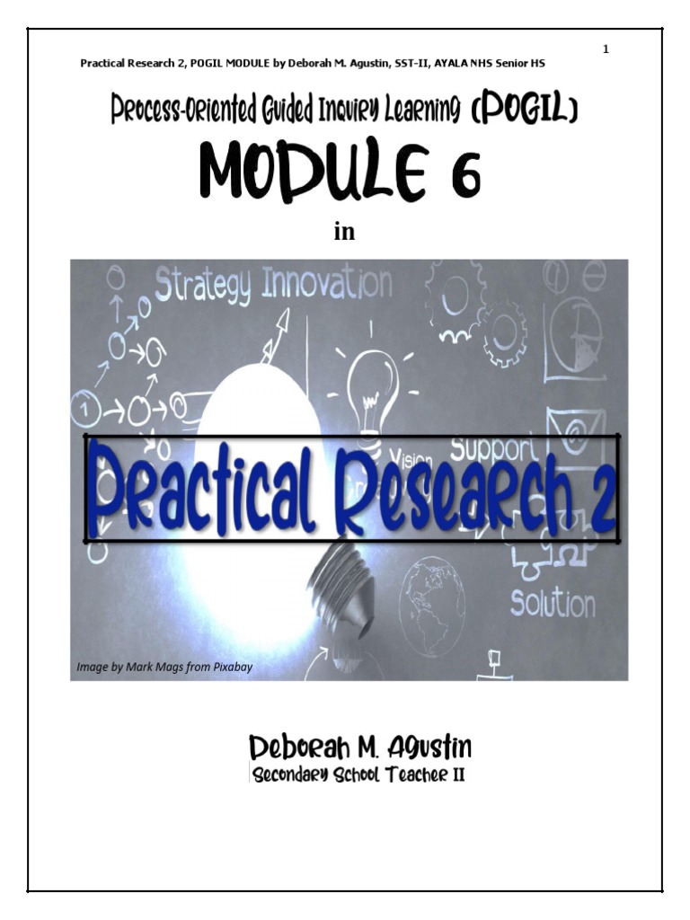 Pogil Module 6 PR2 | PDF | Hypothesis | Question
