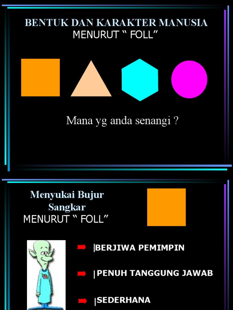 1.bentuk Dan Karakter Manusia | PDF