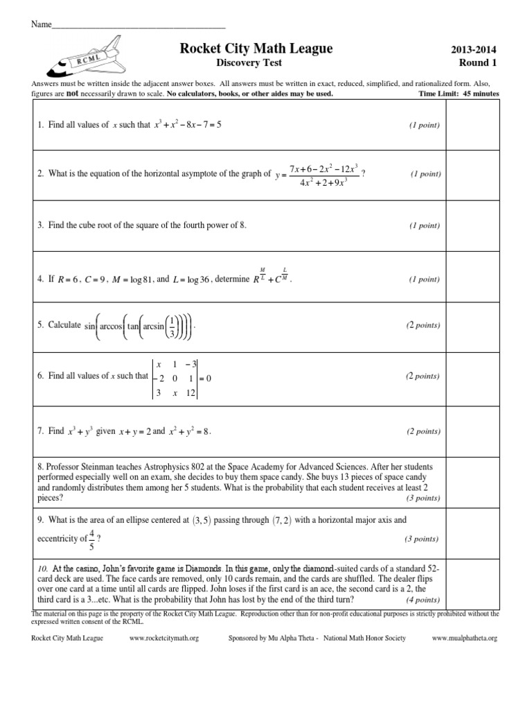 Casino Dealer Math Test 2013-2014 | PDF | Mathematical Analysis ...