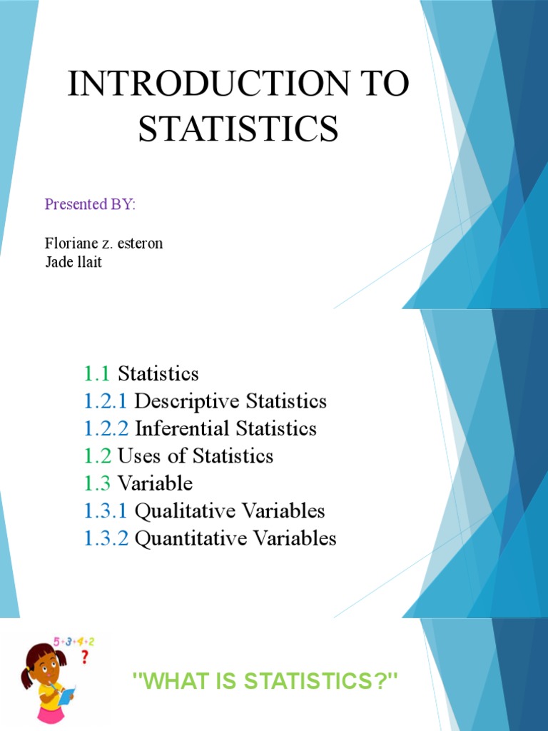 Introduction to Statistics Overview | PDF | Statistical Inference ...