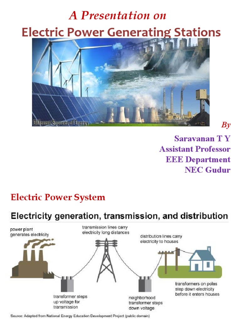 Overview of Electric Power Stations | PDF | Nuclear Reactor | Boiler