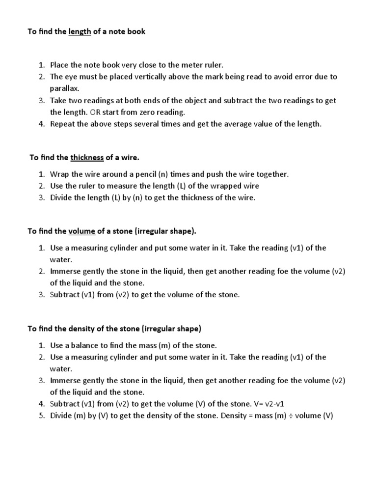 Physics Year 7 | PDF