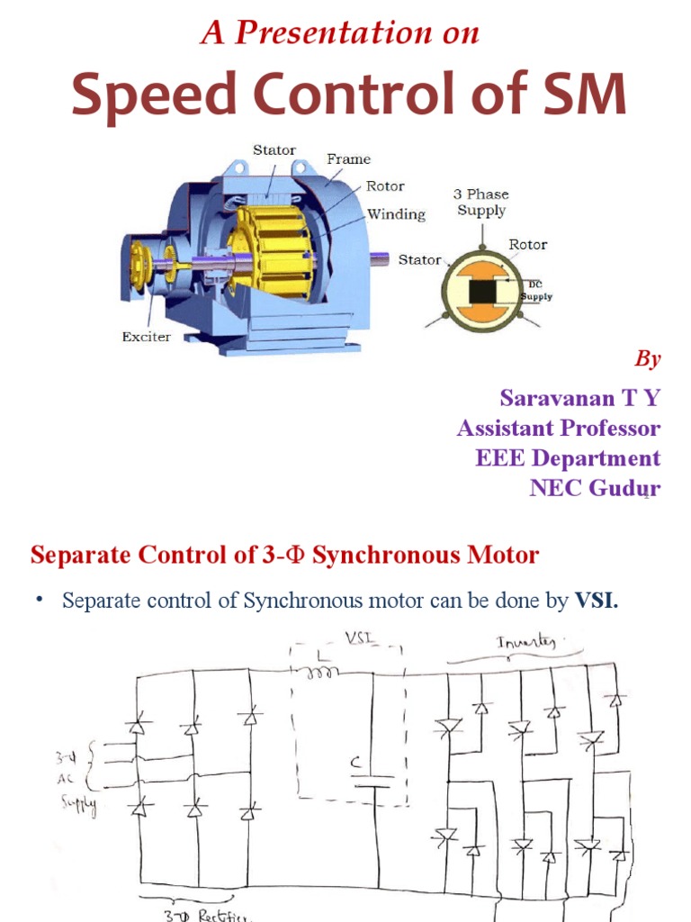 Control of Synchronous Motor | PDF | Power Inverter | Electric Motor