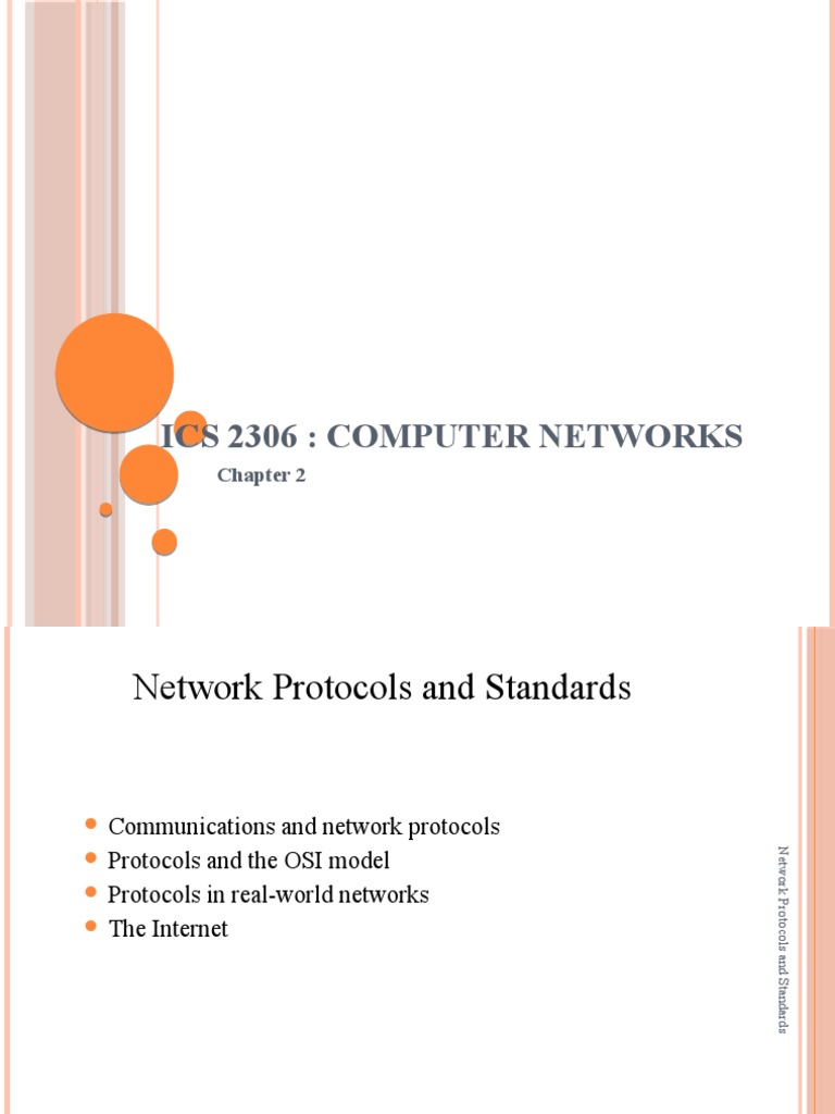 Ics 2306: Computer Networks | PDF | Computer Network | Internet Protocol Suite