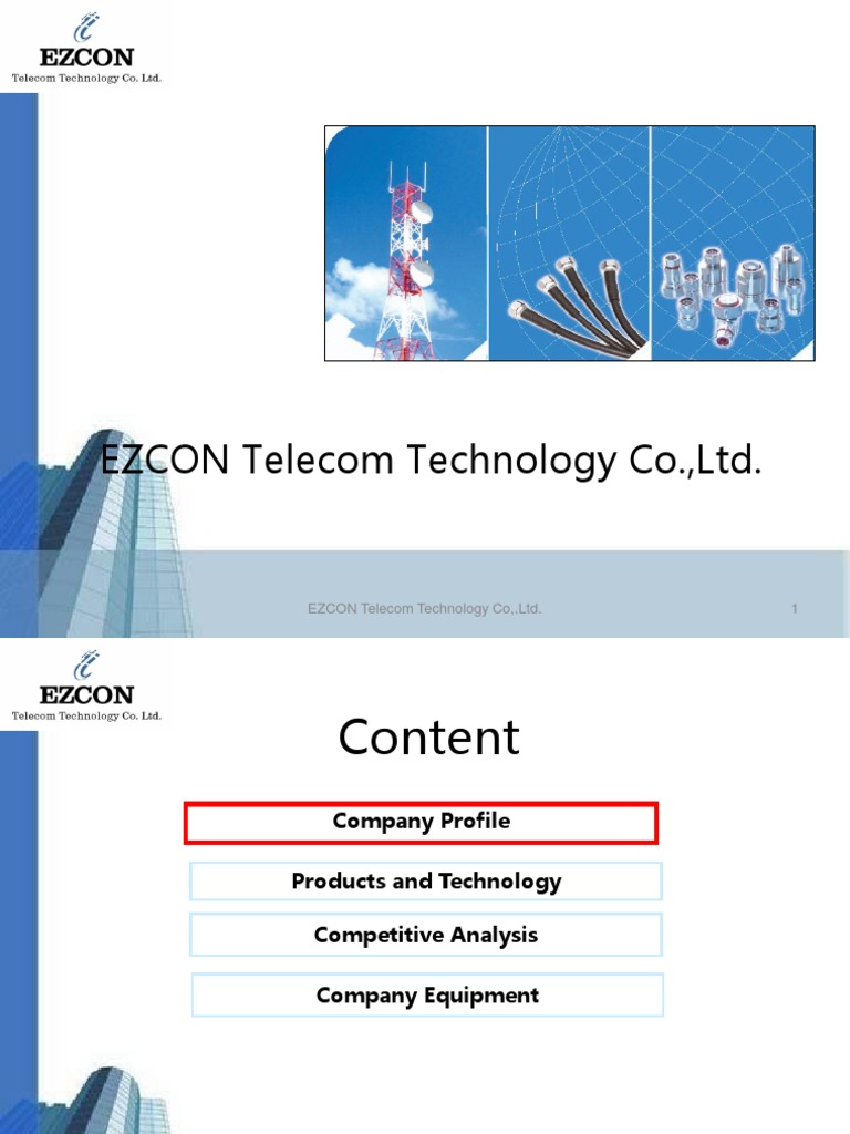 EZCON Telecom Technology Co,.Ltd. 1 | Download Free PDF ...