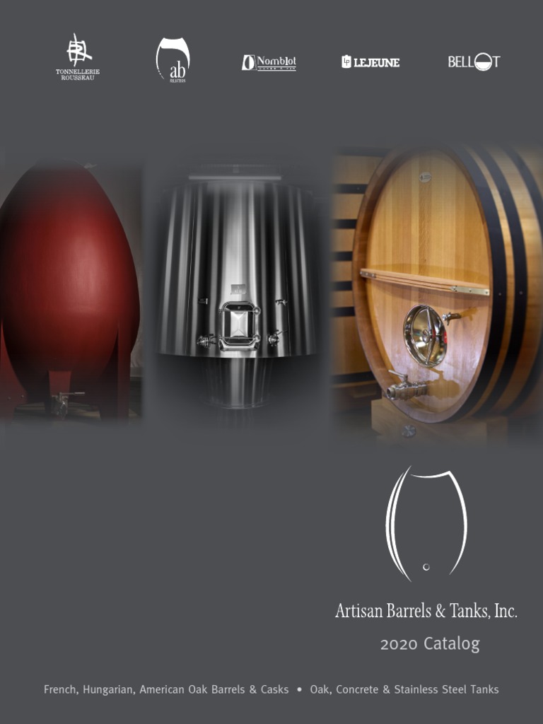 2020 Catalog: French, Hungarian, American Oak Barrels & Casks - Oak ...