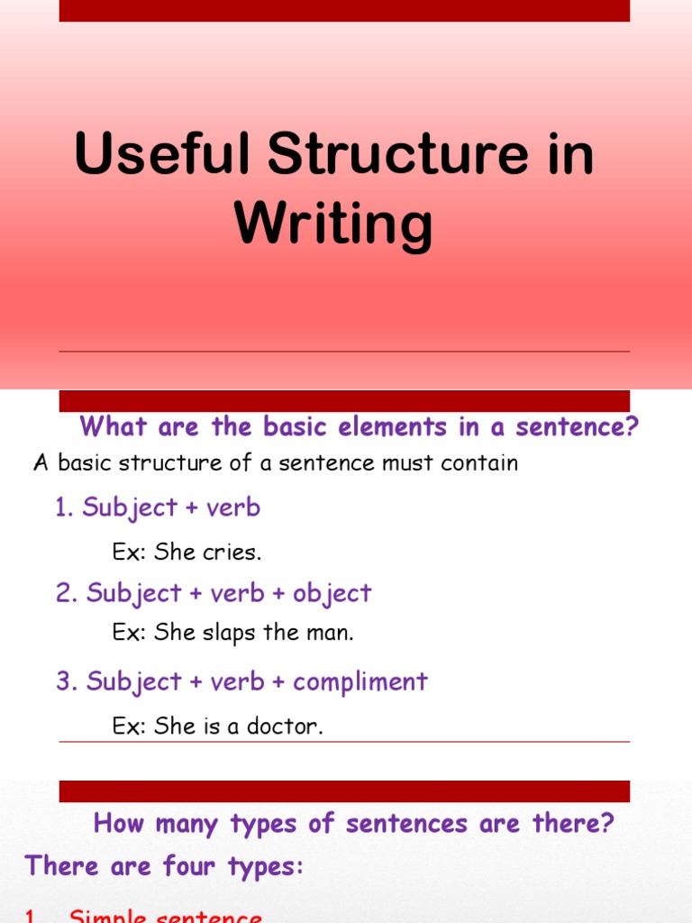 Useful Structure | PDF | Sentence (Linguistics) | Semiotics
