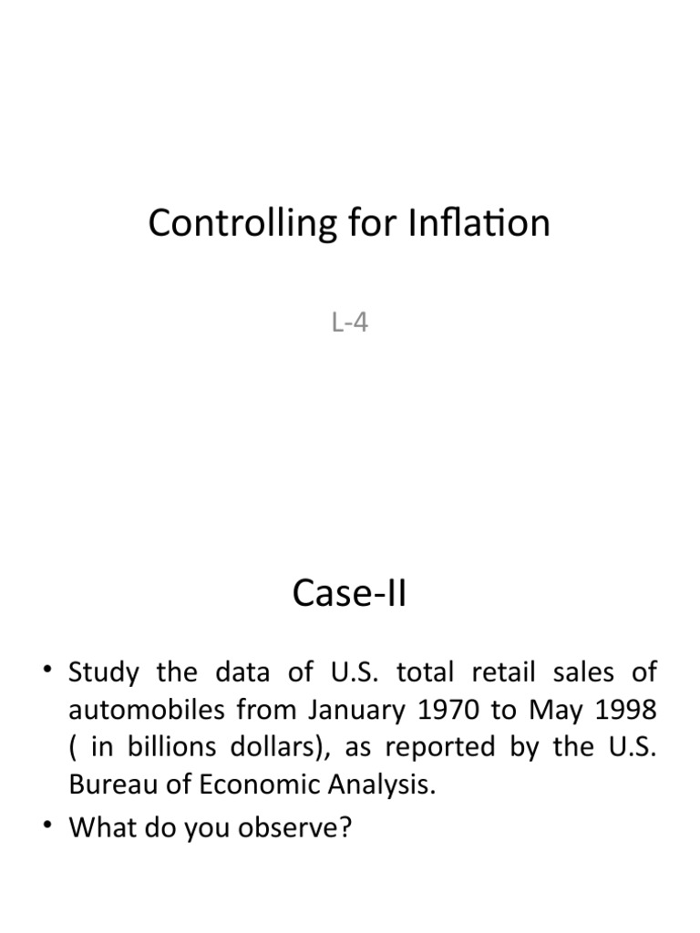 Inflation Adjustment Pdf