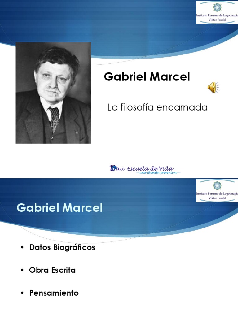 Gabriel Marcel | PDF | Existencia | Filosofía