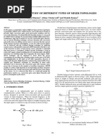 Design of Single and Double Balanced Gilbert Cell Mixer Using CMOS ...