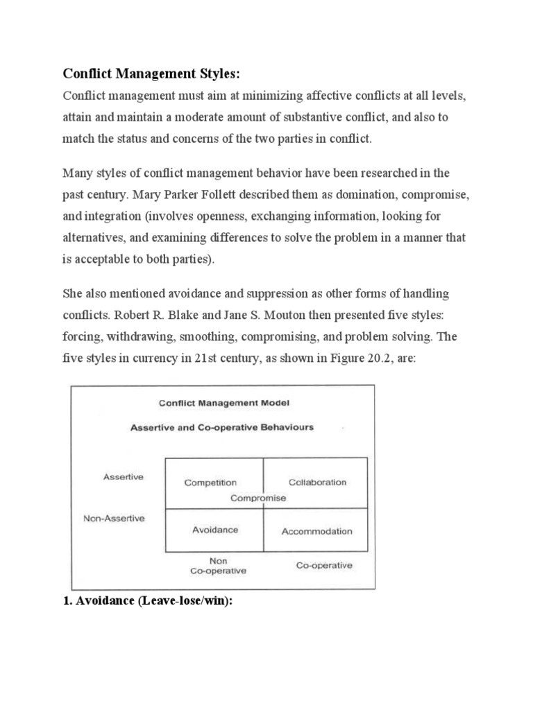 Understanding Conflict Management Styles | PDF | Socialization | Gender