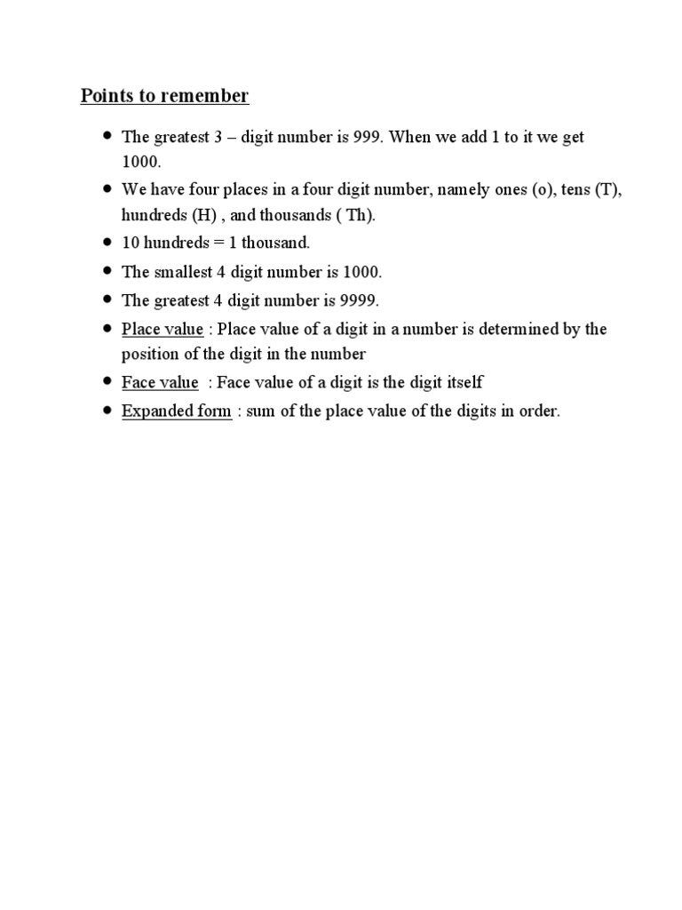 Maths Large Numbers | PDF