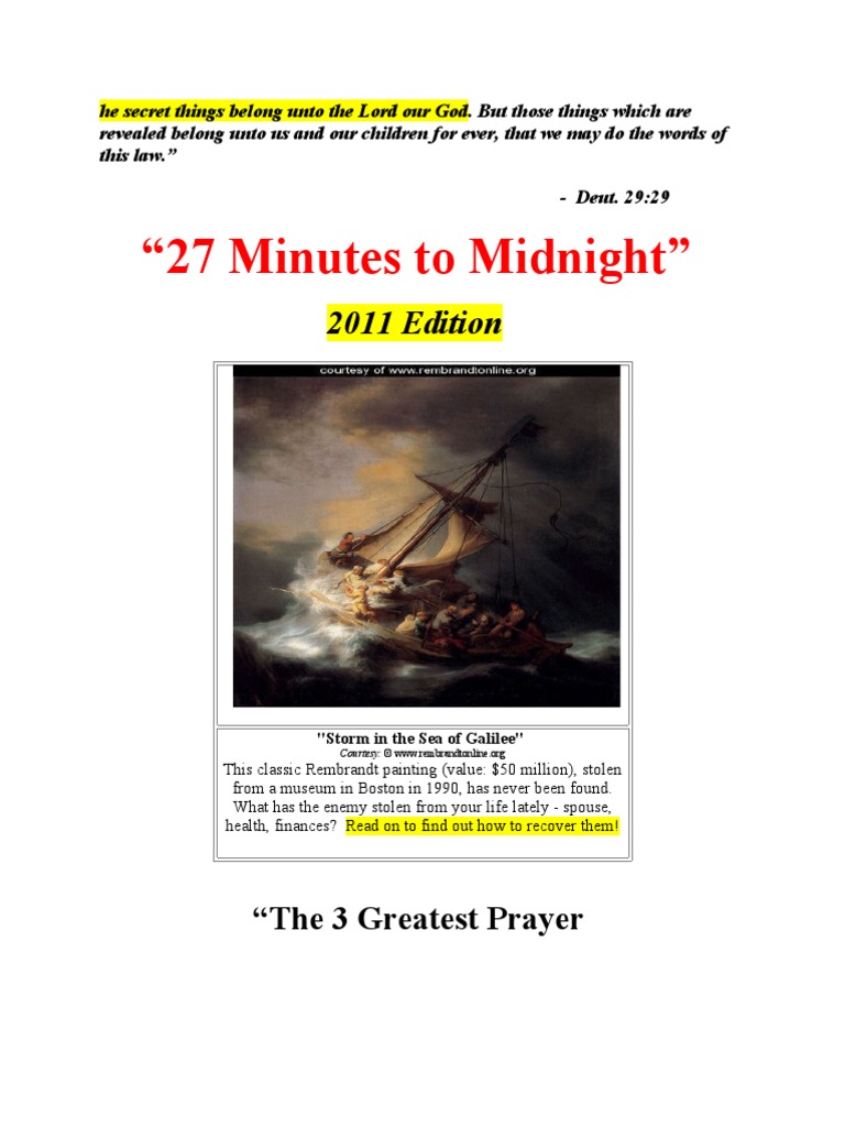 27 Minutes To Midnight | PDF