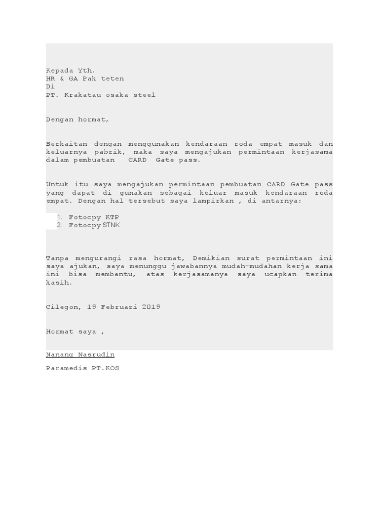 Surat Gate Pass | PDF