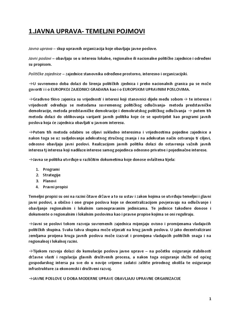 Organizacija Skripta | PDF