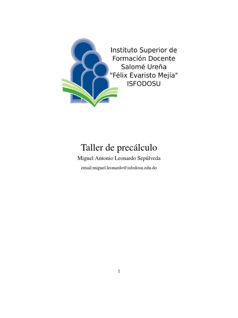 Taller de Precálculo | PDF | Raíz cuadrada | Fracción (Matemáticas)