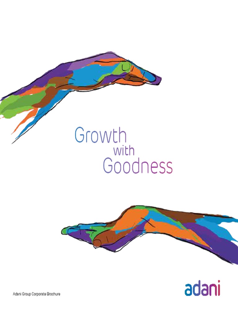 Adani Group Brochure Highlights Growth with Goodness | PDF | Energy And ...