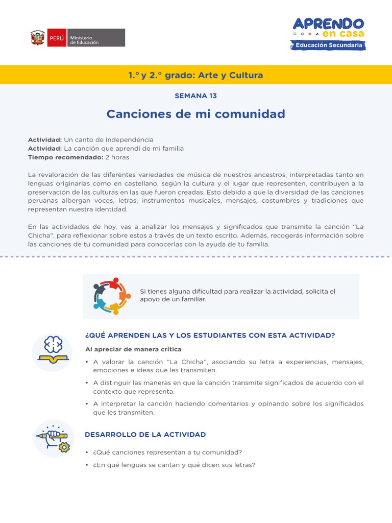 Canciones de Mi Comunidad | PDF | Canciones | Letra