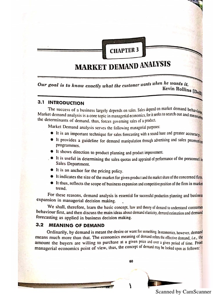 Market Demand Analysis | PDF