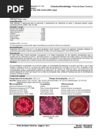 Ficha Técnica Del Agar MacConkey | PDF | Microbiología