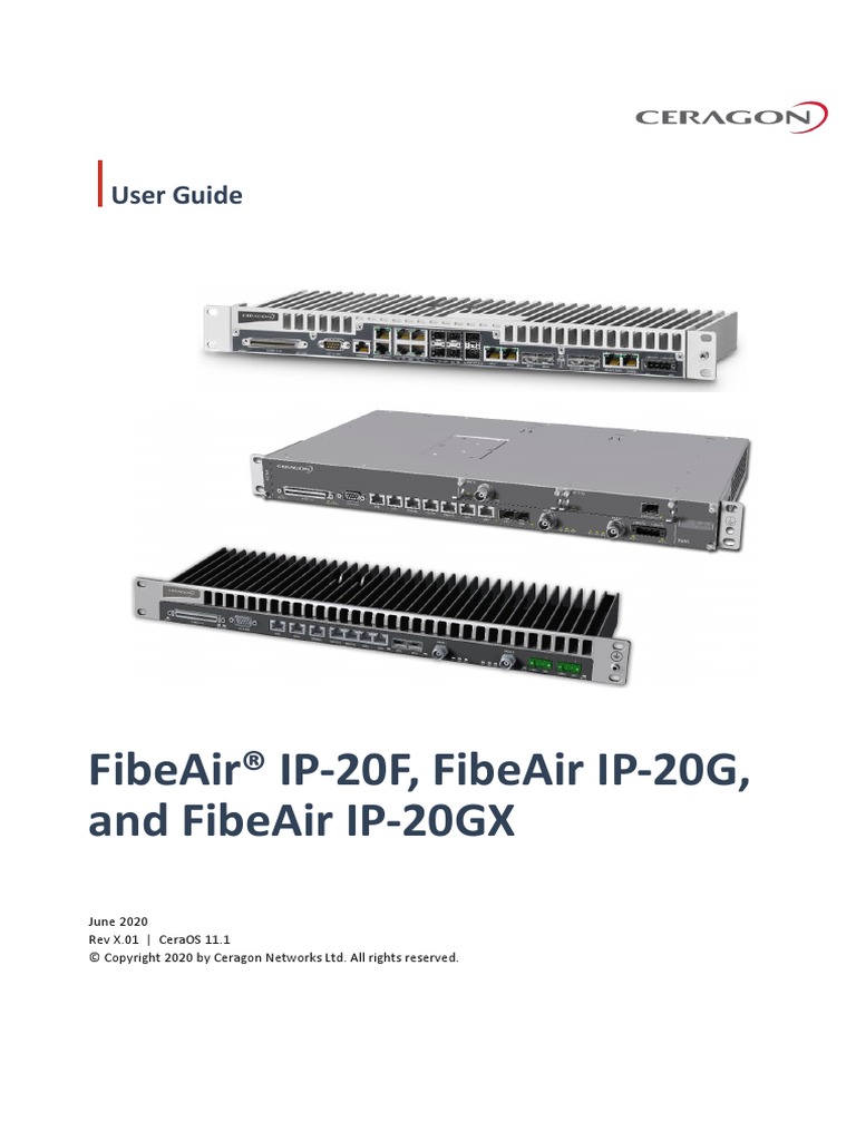 Ceragon FibeAir IP-20G GX User Guide PDF | PDF | File Transfer Protocol | Internet Architecture