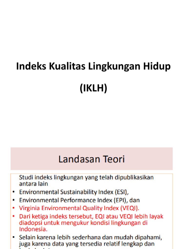 Penentuan Iklh | PDF