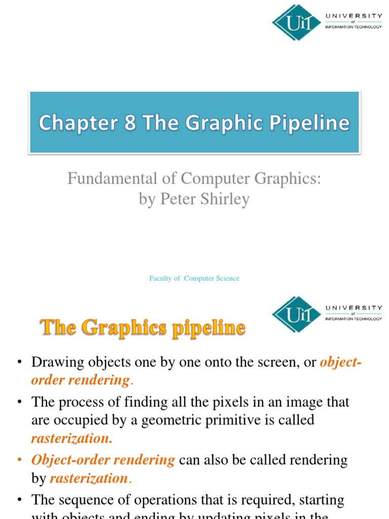 CG ch-8 (The Graphic Pipeline) | PDF | Shader | Rendering (Computer ...