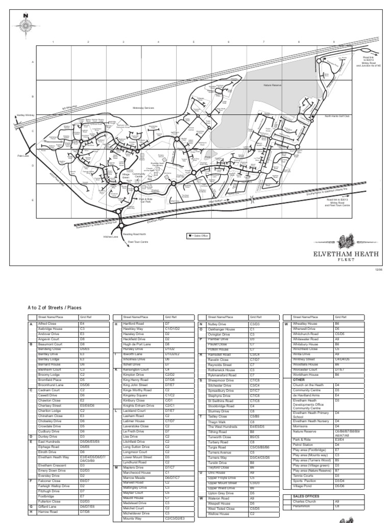 Elvetham Heath Street Guide | PDF