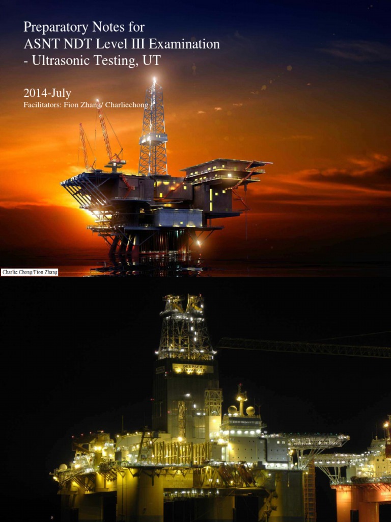Preparatory Notes For ASNT NDT Level III Examination - Ultrasonic ...