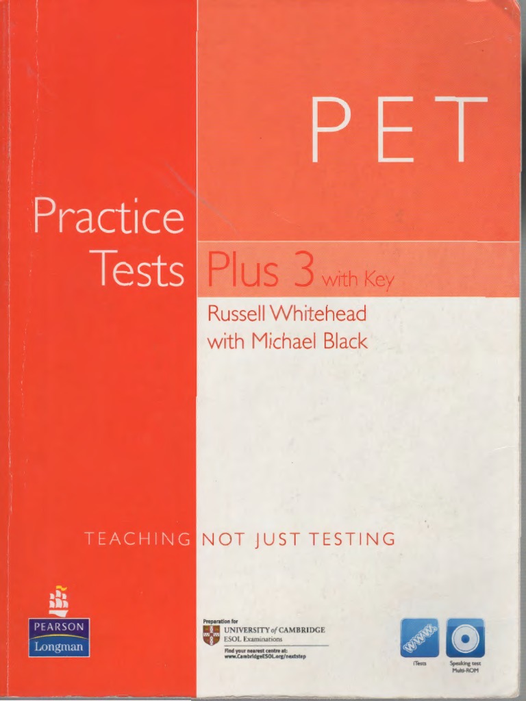 PET Practice Tests Plus 3 With Key PDF | PDF | Question | Test (Assessment)