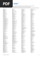Oxford 5000 Word List With Meaning | PDF