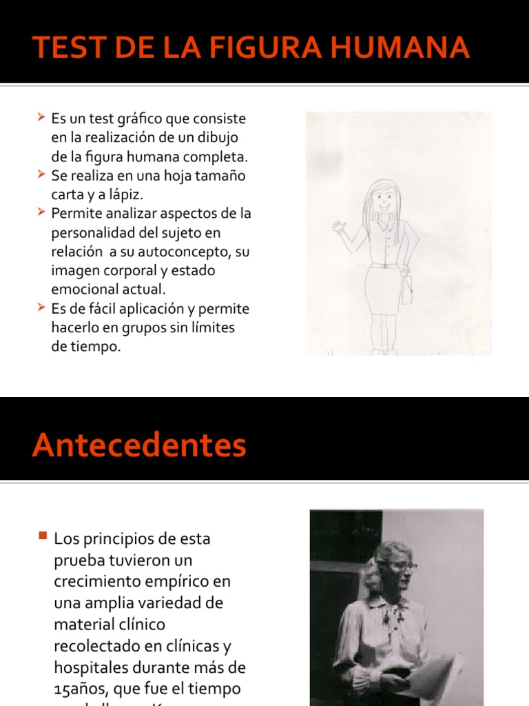 TEST DE LA FIGURA HUMANA - Machover | PDF | Ciencias del comportamiento ...
