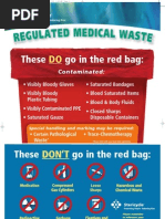 Proper Dental Waste Management Poster | PDF | Waste | Environmental Issues