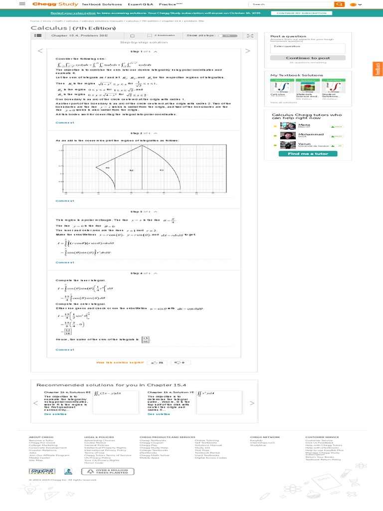 Calculus: (7th Edition) | PDF | Textbook | Integral