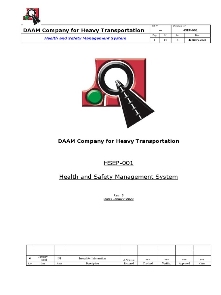 HES-001 HSE Management System | PDF | Occupational Safety And Health ...