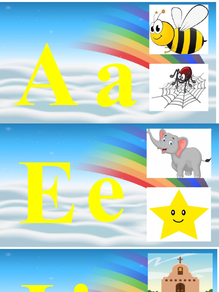 Las Vocales Diapositivas | PDF