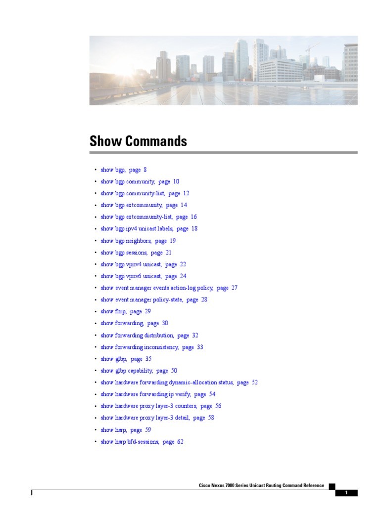 Unicast Routing CMD Reference Chapter 010001 | PDF | I Pv6 | Ip Address