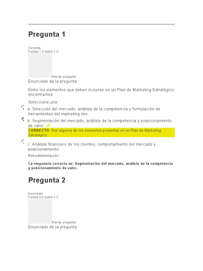 Examen Final Fundamentos de Mercadeo | PDF | Marca | Marketing