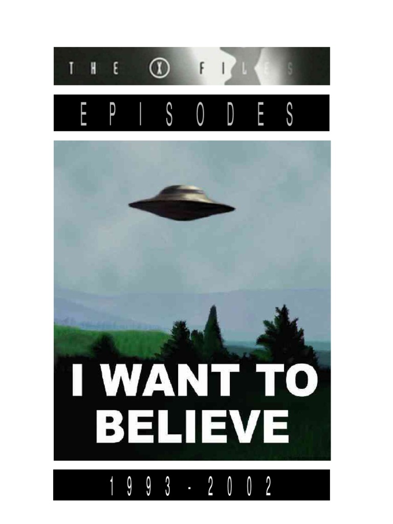 X-Files Season 1 Episode Guide | PDF | American Horror Fiction ...