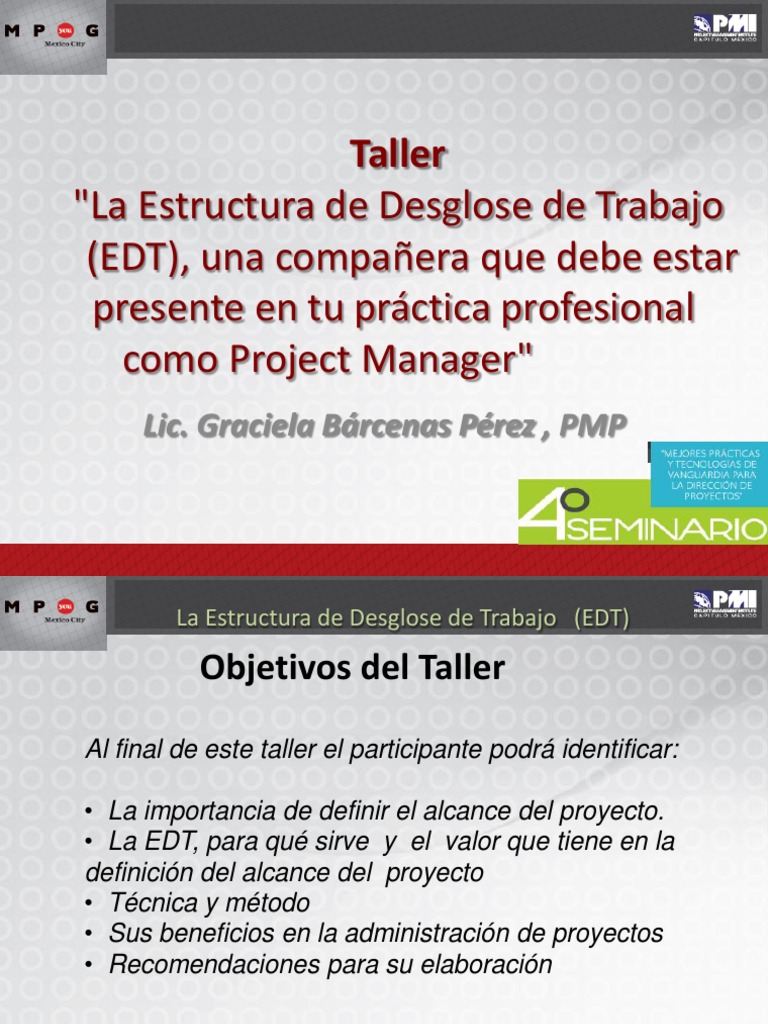 Taller La Estructura de Desglose de Trabajo | PDF | Planificación | Science