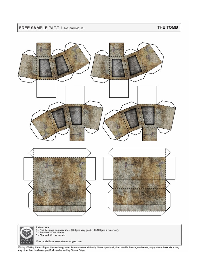 Free Sample Page 1 The Tomb: Instructions | PDF